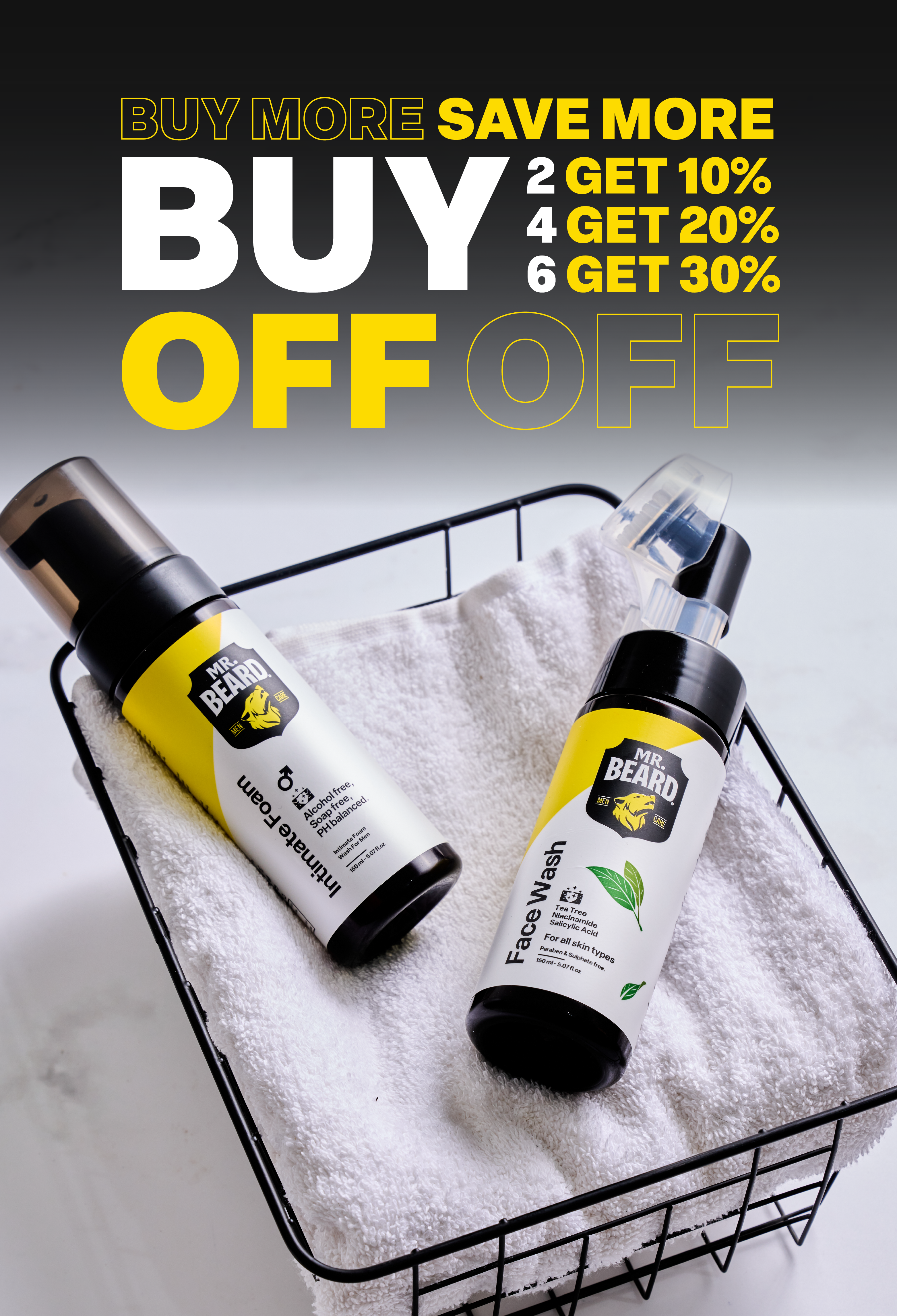 Buy More Save More ( 2 Get 10% / 4 Get 20% / 6 Get 30%) – Mr.Beard